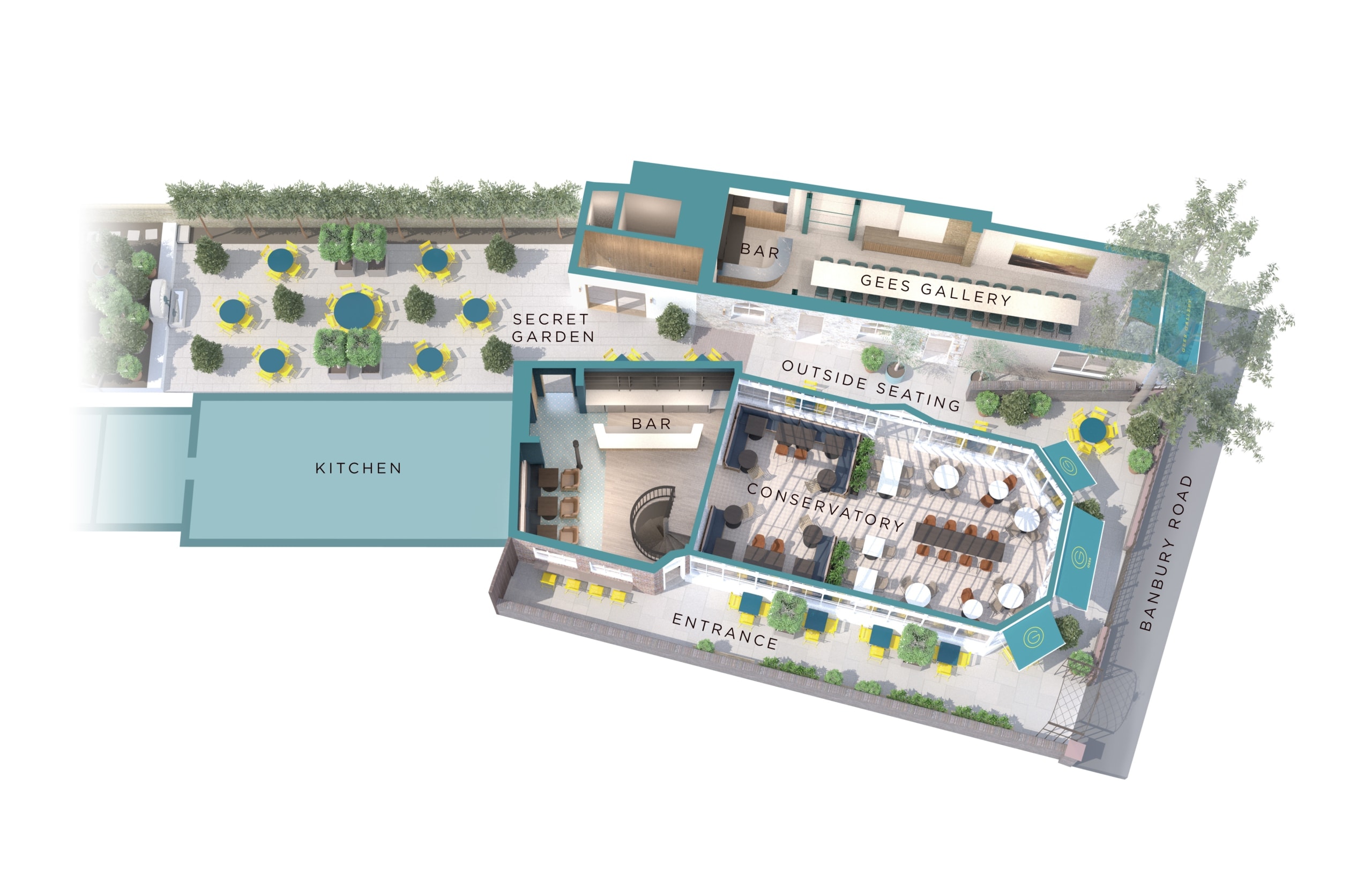 Celebrations, Events & Private Dining in Gees Gallery - Gees Restaurant ...